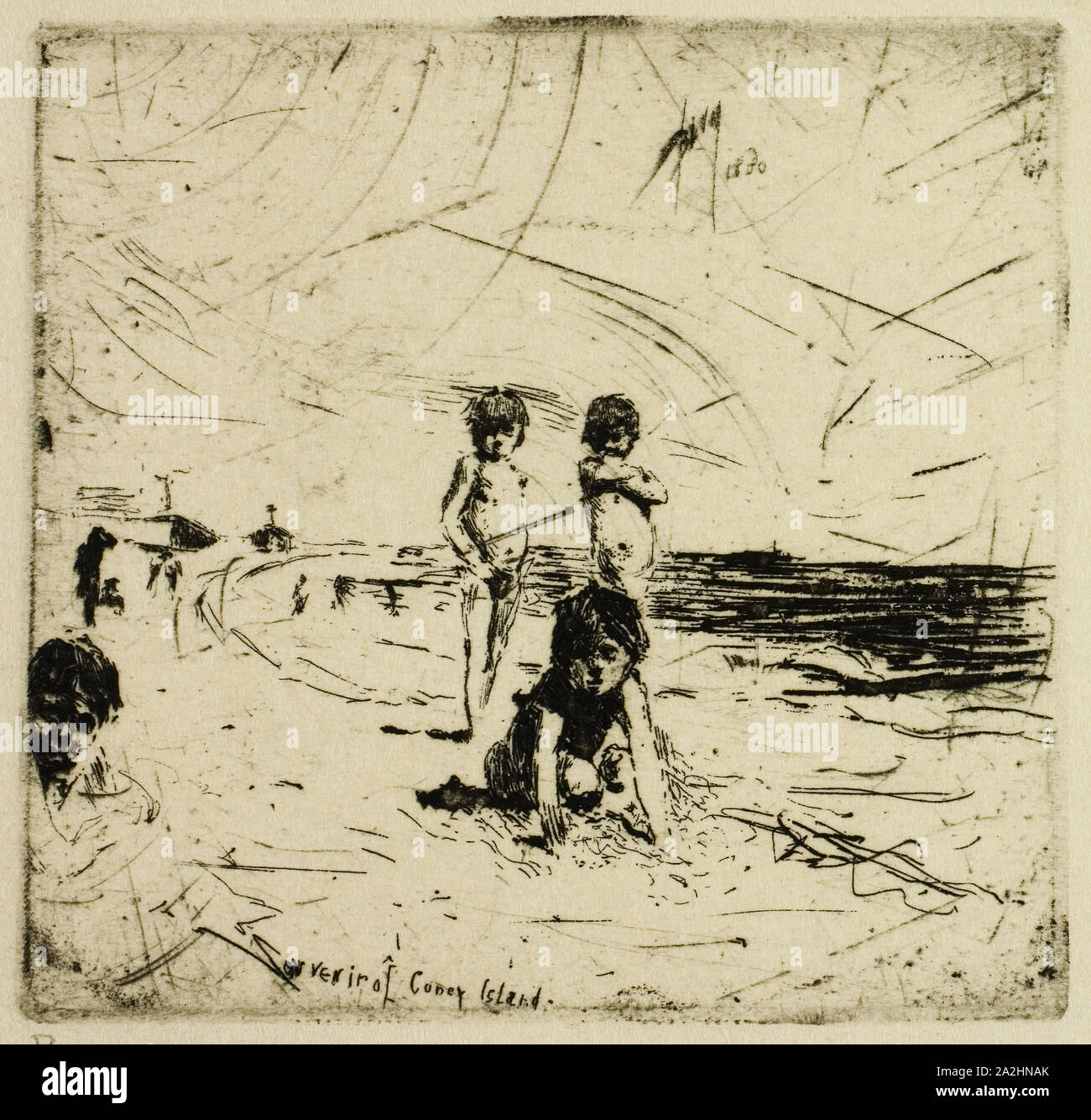 Souvenir of Coney Island, 1880, Robert Frederick Blum, American, 1857 ...