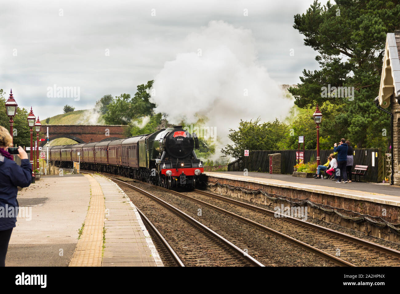 Settle carlisle railway steam train hi-res stock photography and images ...