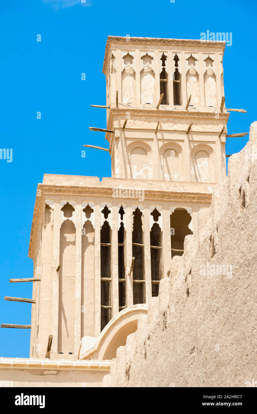 Aghazadeh Mansion and its windcatcher, Abarkook, Yazd Province, Iran ...