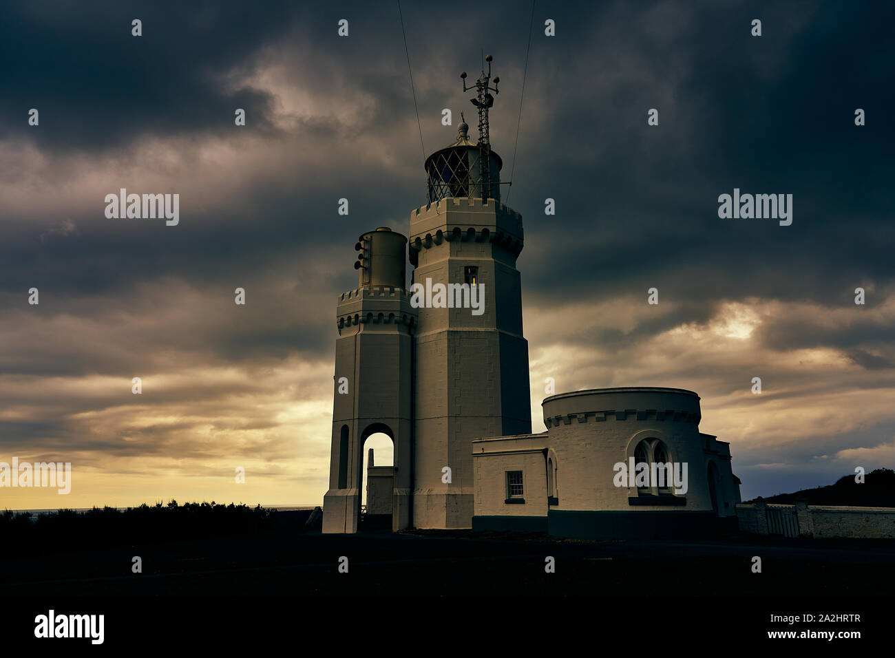 St.Cathrine's lighthouse on the Isle of Wight UK Stock Photo - Alamy