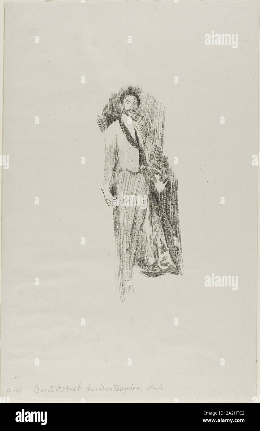 Count Robert de Montesquiou, 1894, Beatrix Godwin Whistler, English ...
