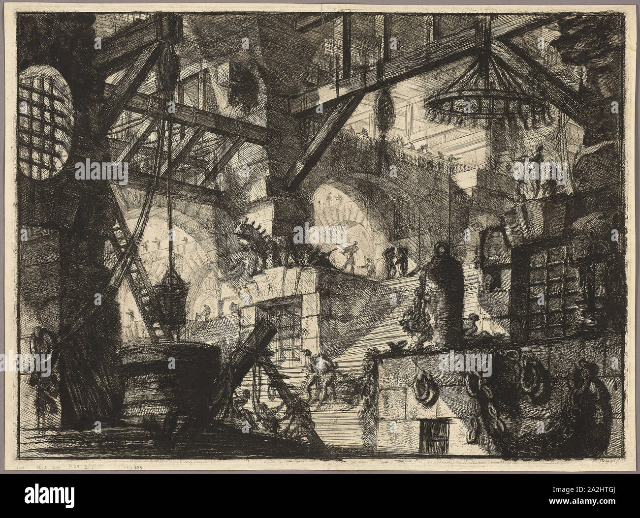 The Well, plate 13 from Imaginary Prisons, 1761, Giovanni Battista ...