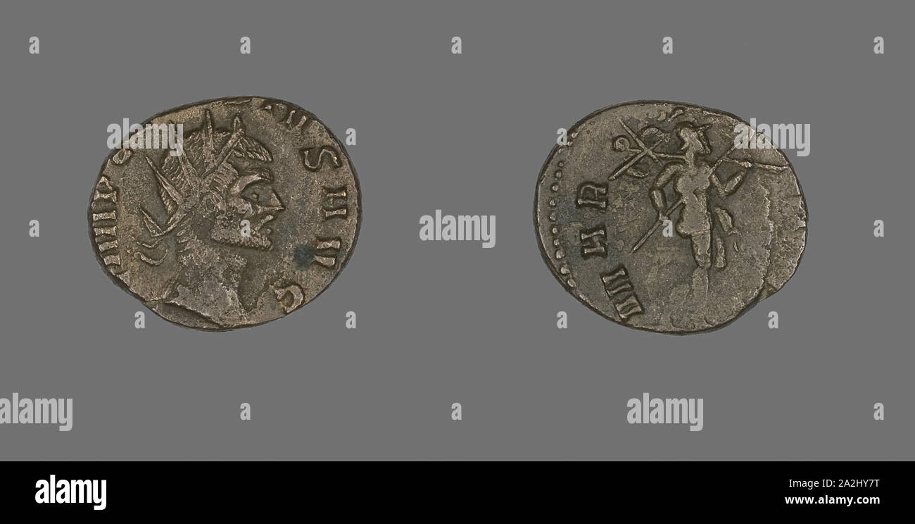 Coin Portraying an Emperor, mid–3rd century AD, Roman, Roman Empire ...