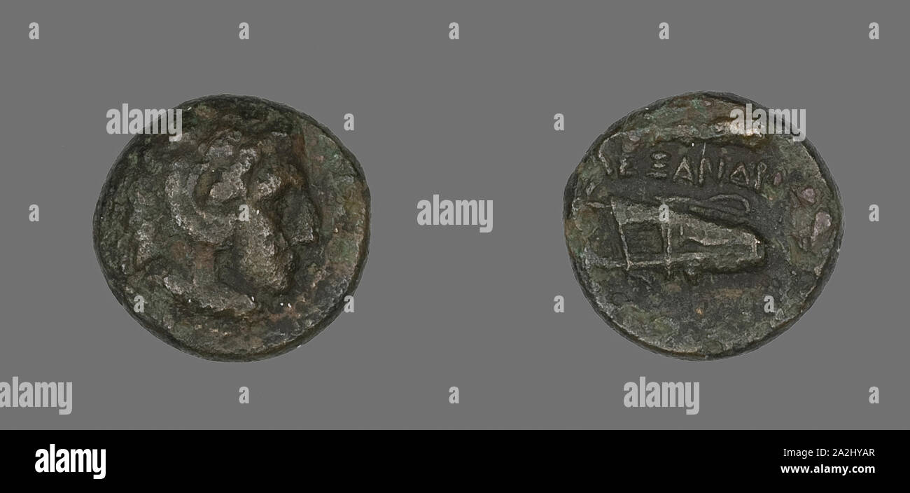 Coin Depicting the Hero Herakles, 336/323 BC, Greek, Ancient Greece ...