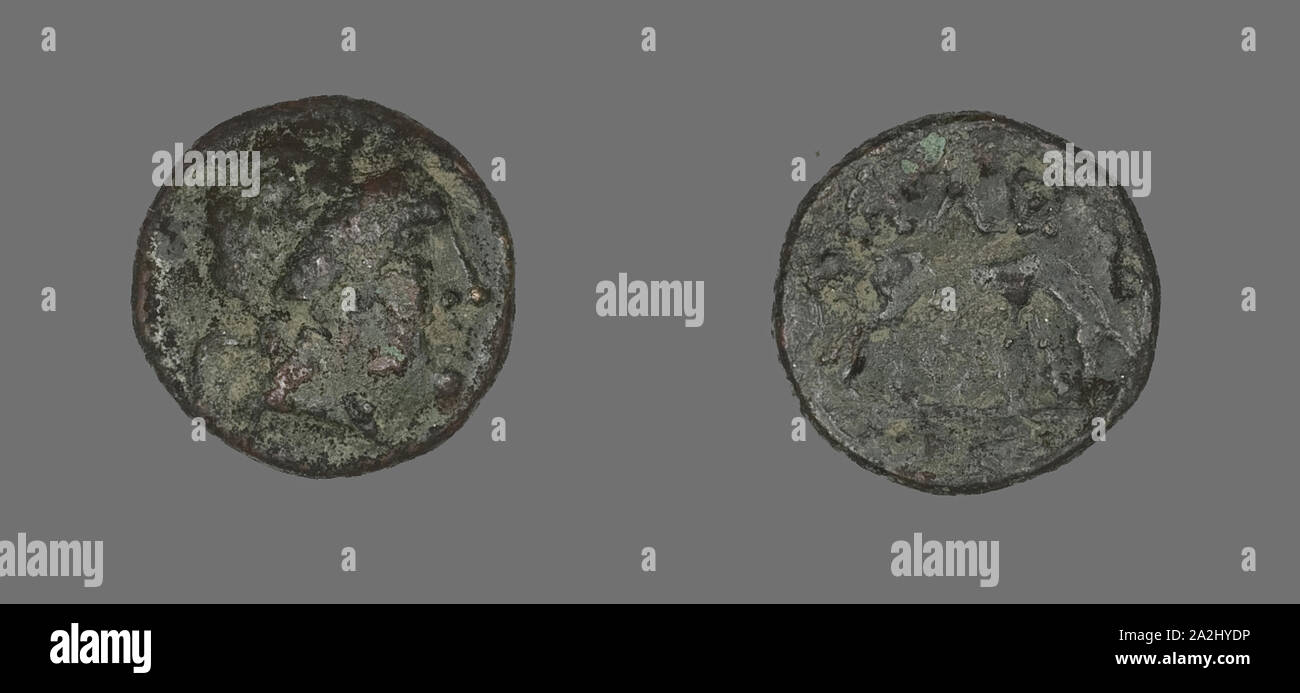 Coin Depicting the God Apollo, 3rd/2nd century BC, Greek, Ancient ...