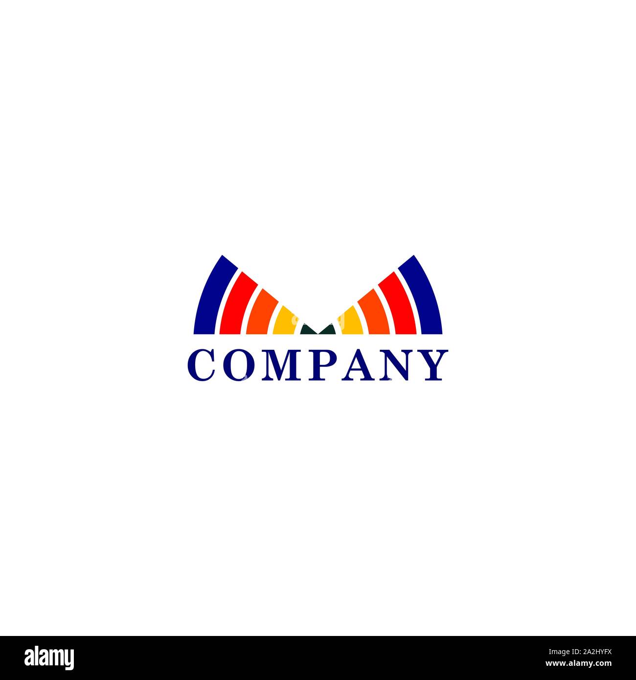 Multimedia and Telecommunications Logo Design Template Stock Vector ...