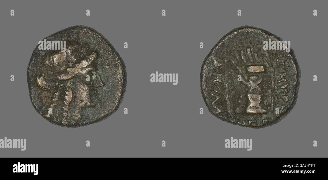 Coin Depicting the God Apollo, 2nd/1st century BC, Greek, minted in ...