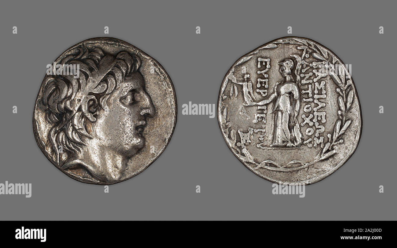 Portraying king antiochus vii euergetes sidetes hi-res stock ...
