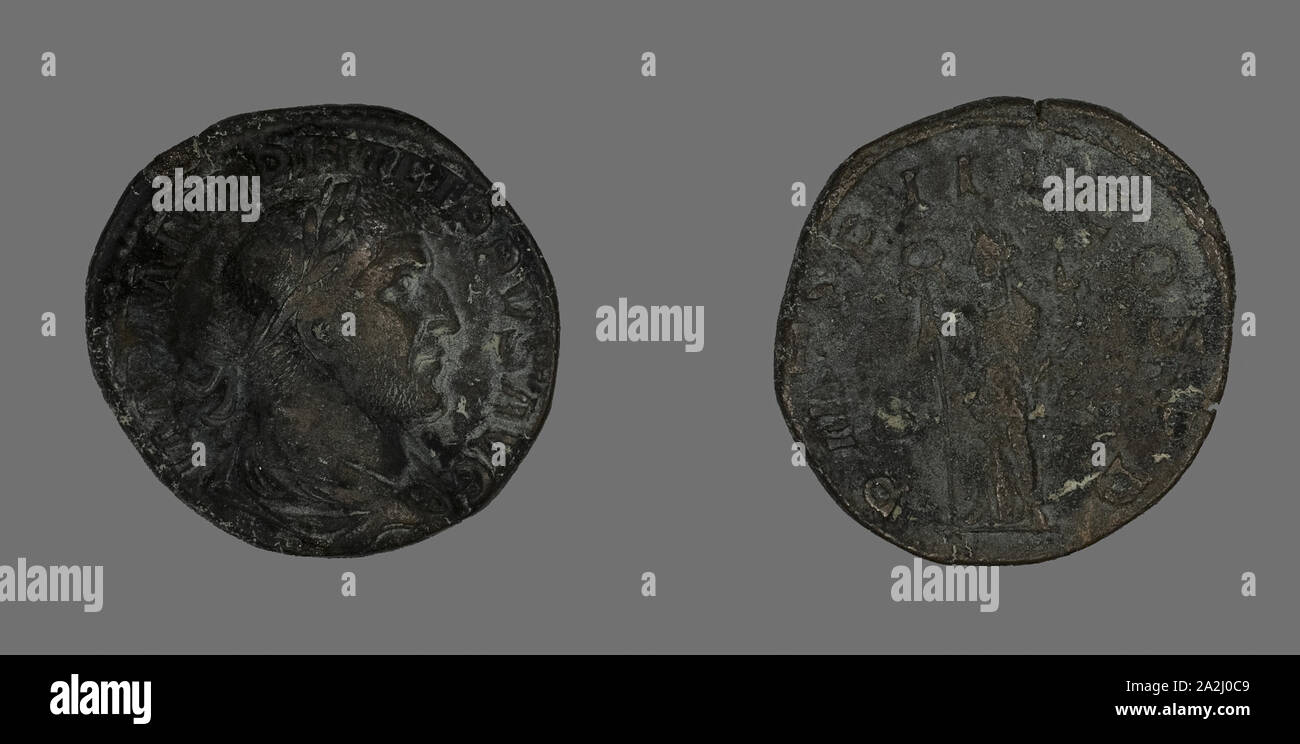 Sestertius (Coin) Portraying Philip the Arab, AD 246, Roman, Roman ...