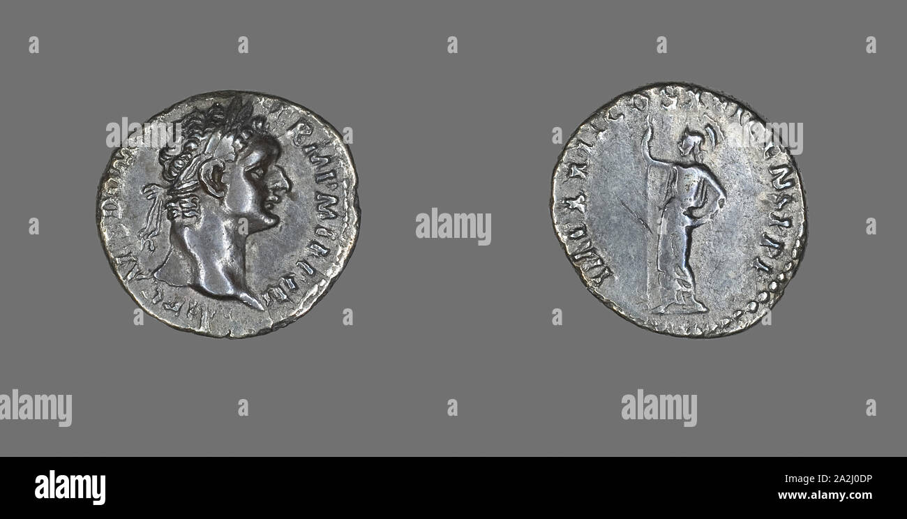 Coin portraying emperor domitian hi-res stock photography and images ...