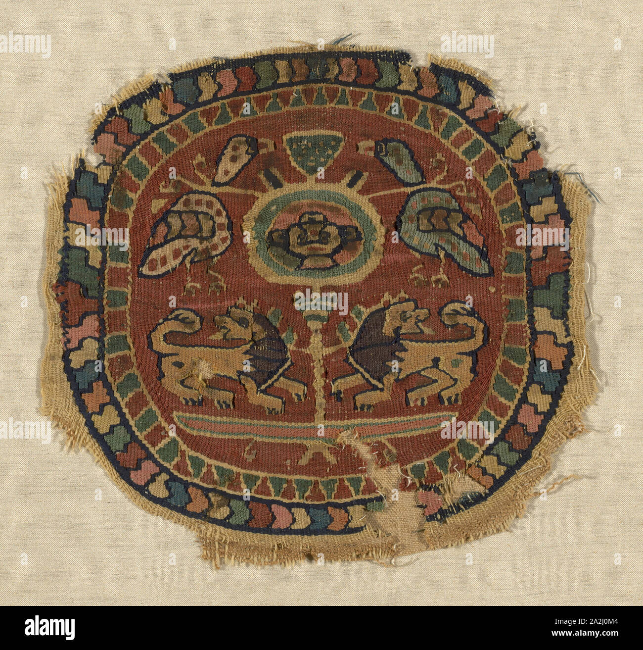 Roundel, Roman period (30 B.C.–641 A.D.)/ Sassanid period (621–629 ...