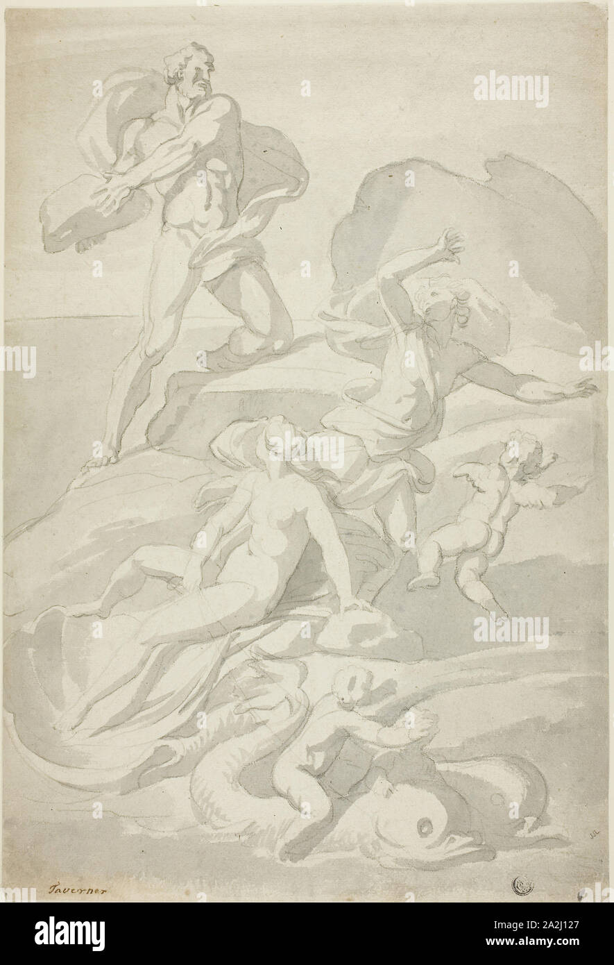 Polyphemus throwing boulder hi-res stock photography and images - Alamy