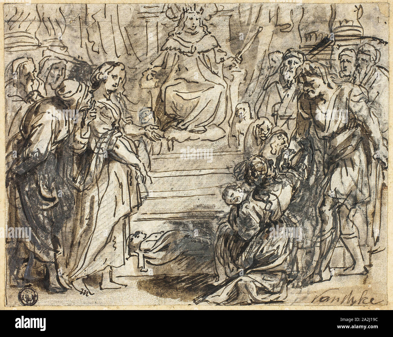 The judgement of solomon hi-res stock photography and images - Alamy