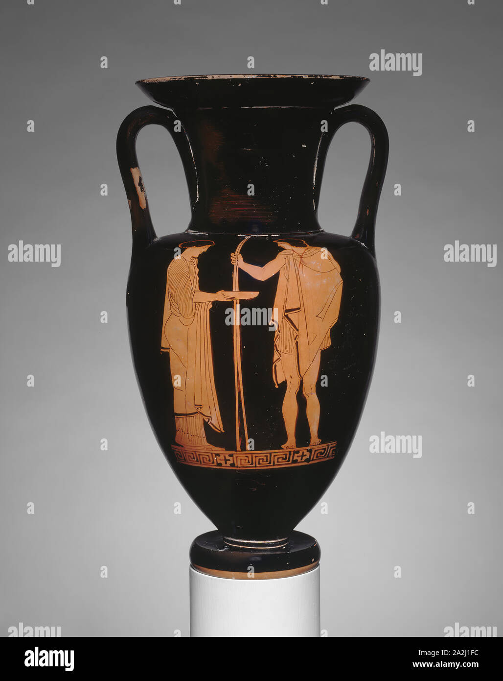 Amphora (Storage Jar), about 455/445 BC, Greek, Athens, Attributed to ...