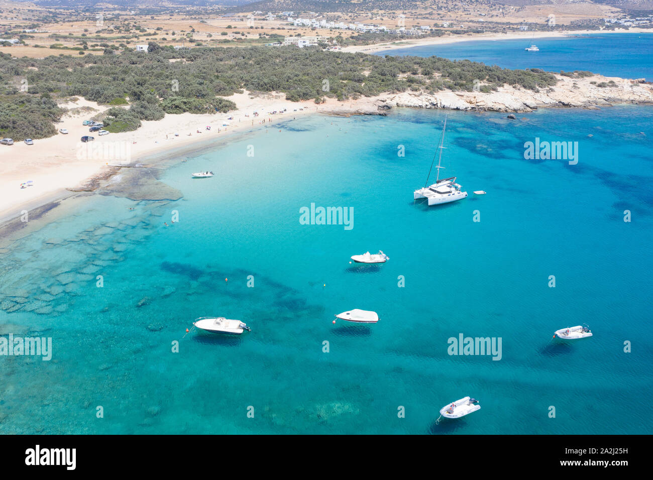 Greece, Cyclades Islands, Naxos, Aliko Beach Stock Photo - Alamy