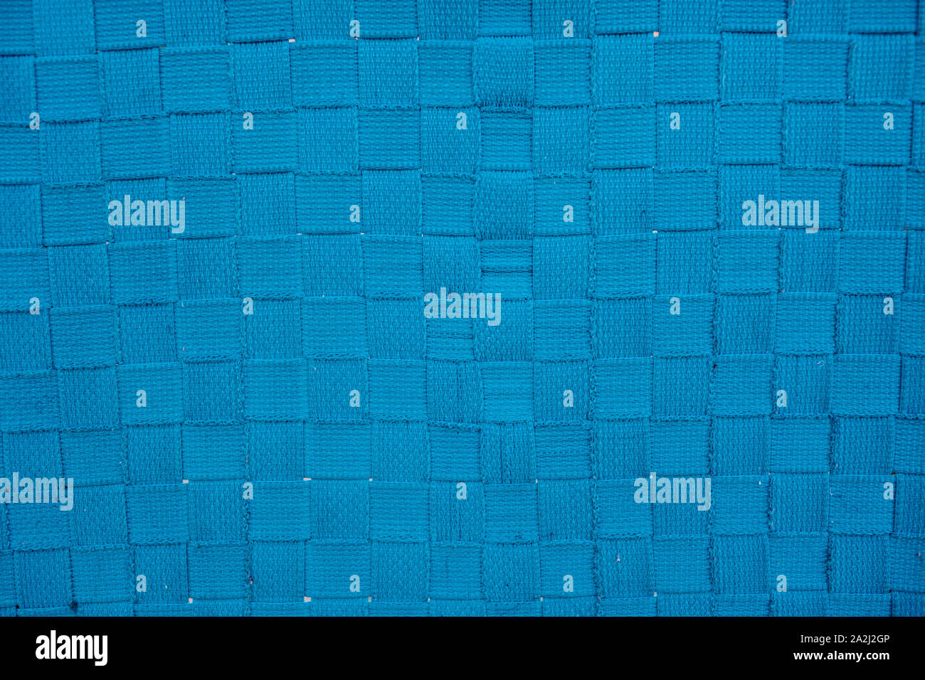 Blue checkered fabric texture Stock Photo - Alamy