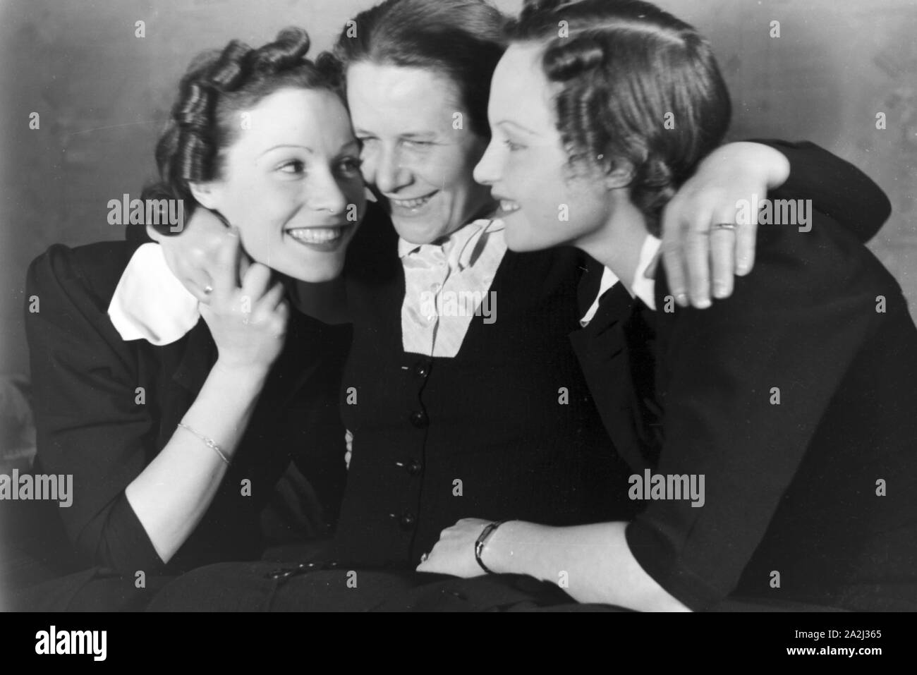 Hopfner sister Black and White Stock Photos & Images - Alamy