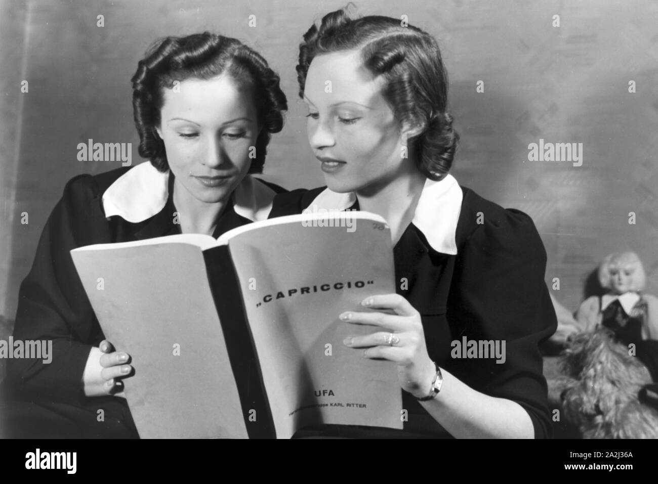 Hopfner sister Black and White Stock Photos & Images - Alamy