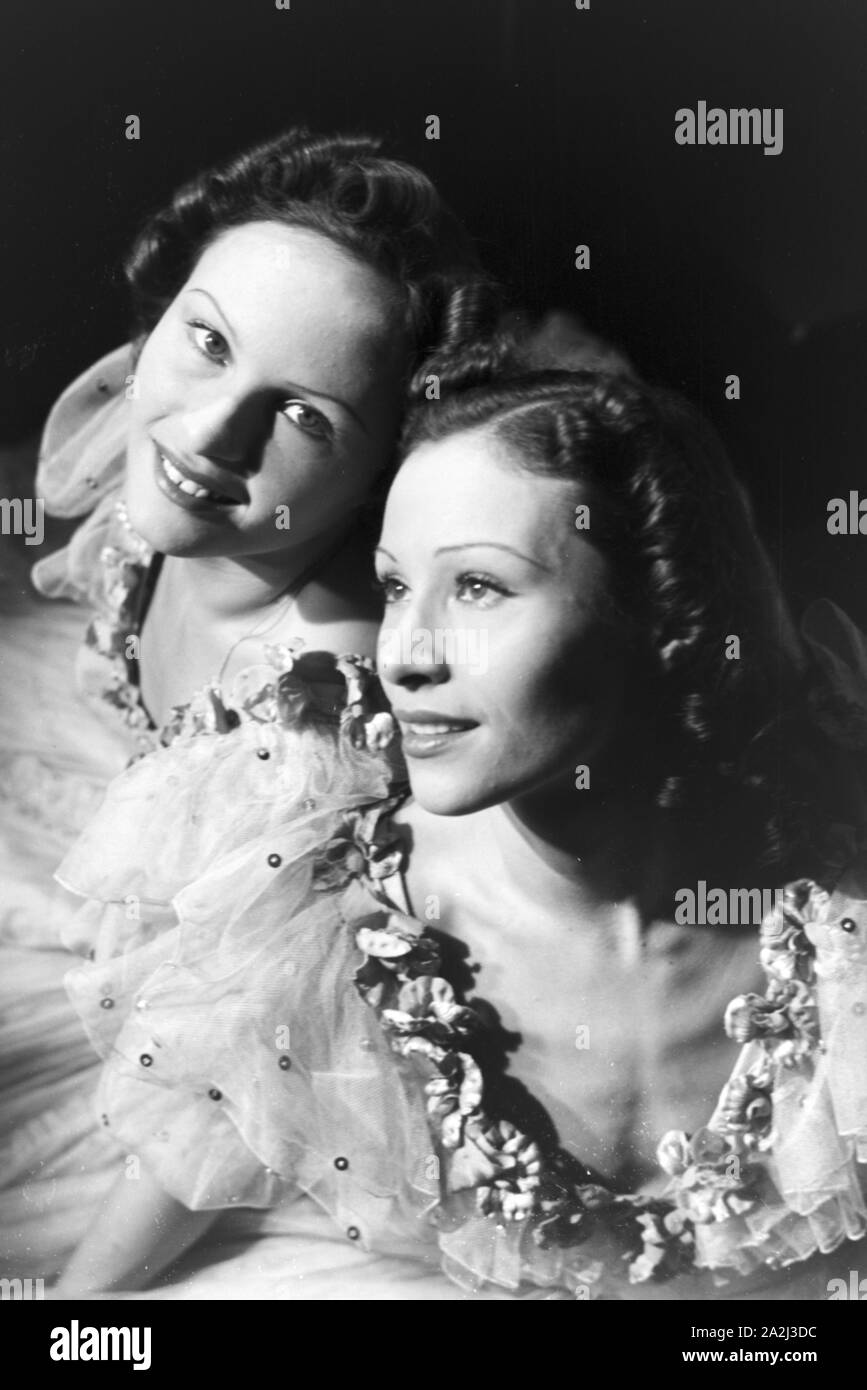 Hopfner sister Black and White Stock Photos & Images - Alamy