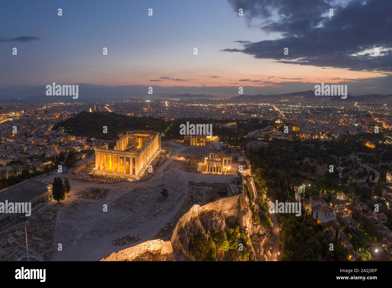 Aerial parthenon hi-res stock photography and images - Alamy