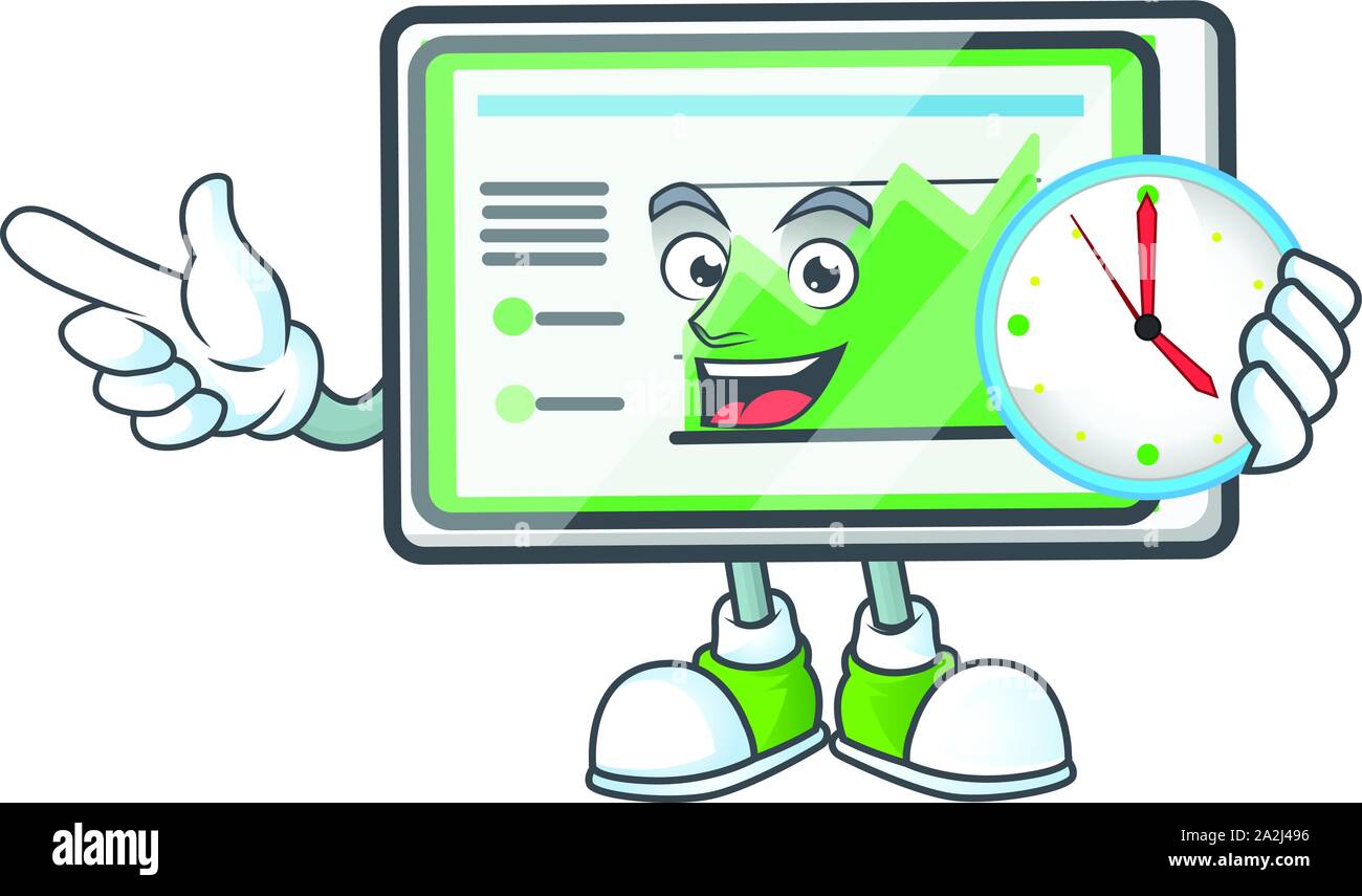 Horizontal table clock Cut Out Stock Images & Pictures - Alamy