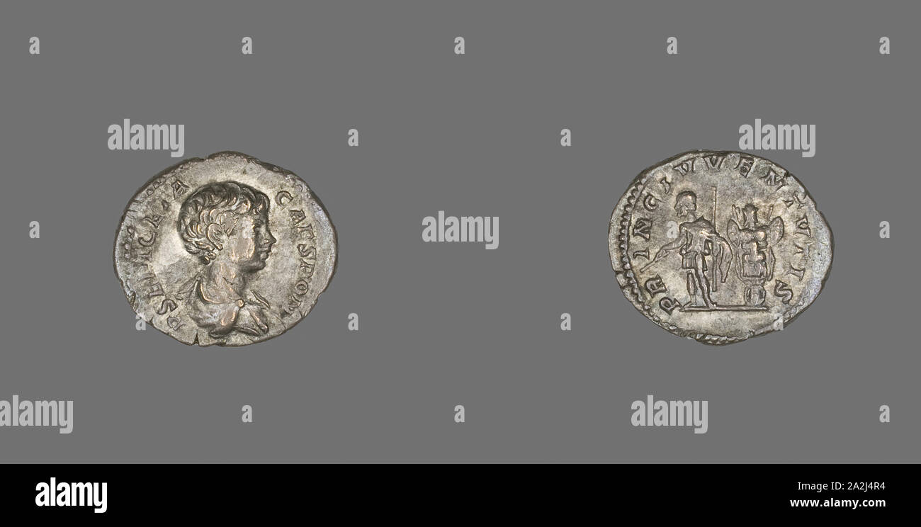 Denarius (Coin) Portraying Emperor Geta, AD 200/202, Roman, minted in ...