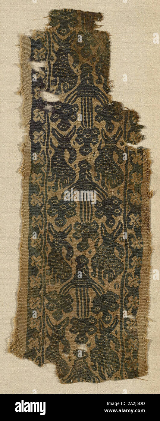 Fragment, Roman period (30 B.C.– 641 A.D.), 5th/6th century, Coptic ...