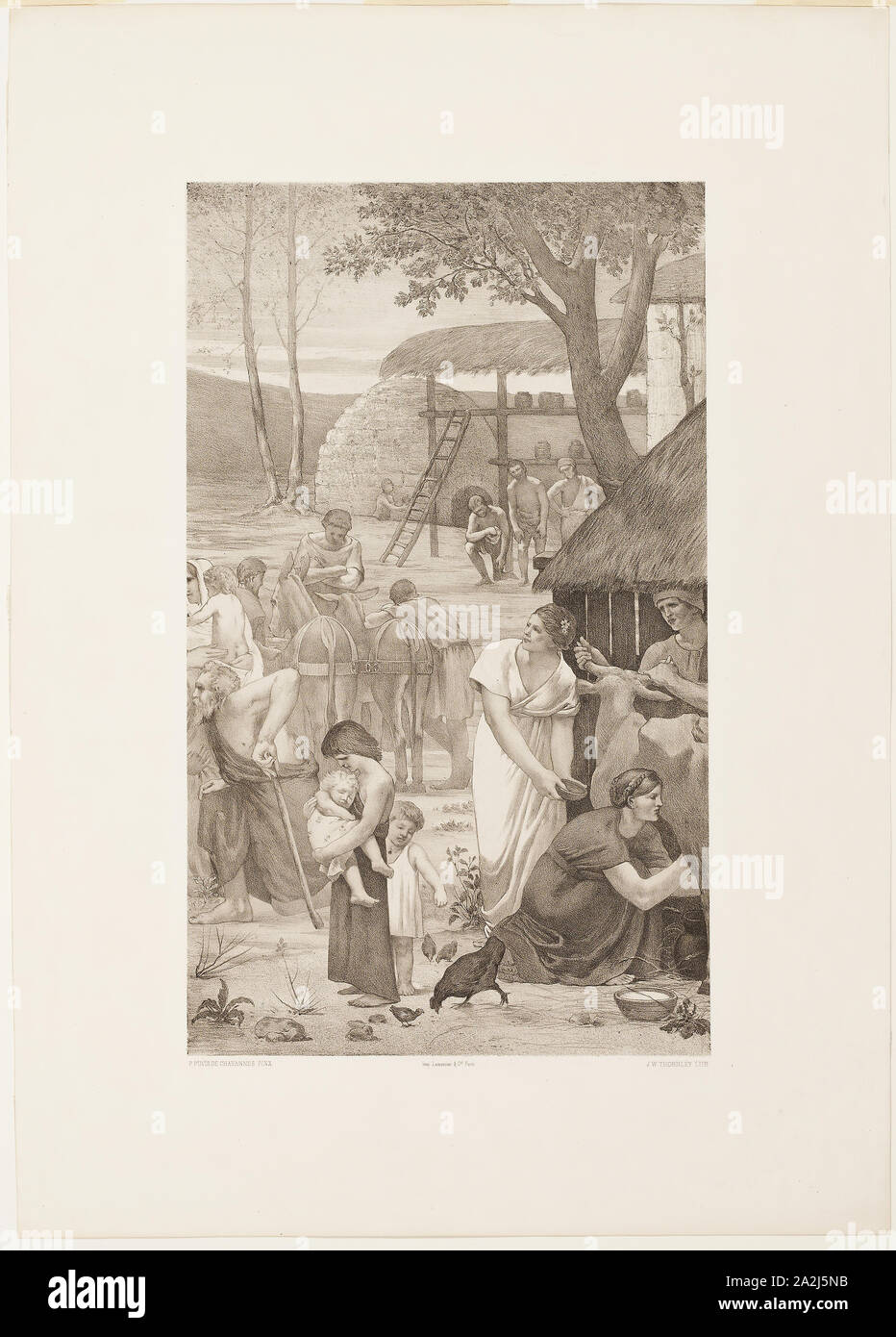 Pierre c puvis de chavannes hi-res stock photography and images - Alamy