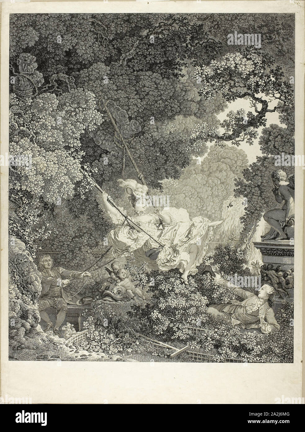 Jean Honore Fragonard The Swing Tangled