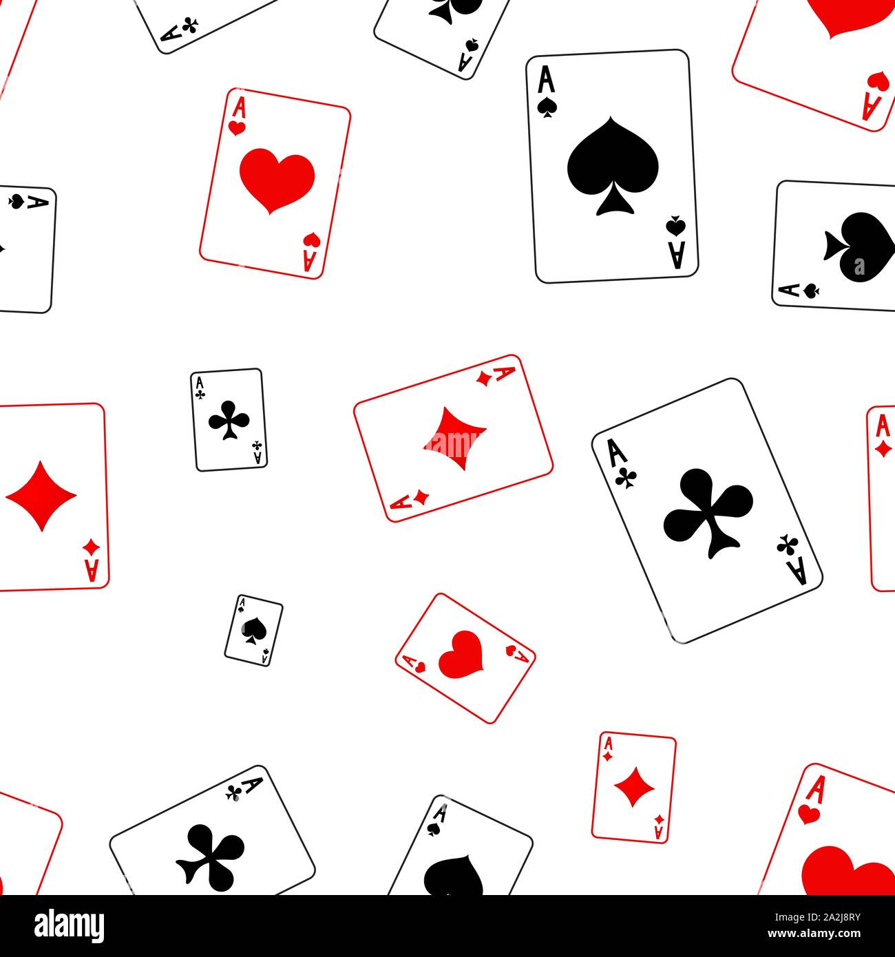 Playing cards wallpaper Stock Vector Images - Alamy