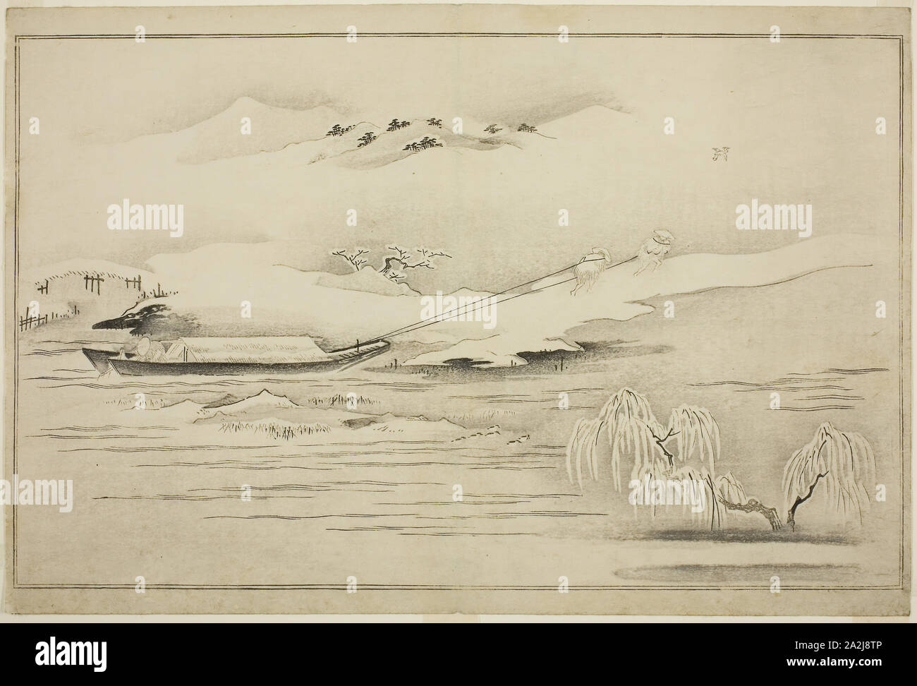 Towing a Barge in the Snow, from the album The Silver World, 1790 ...