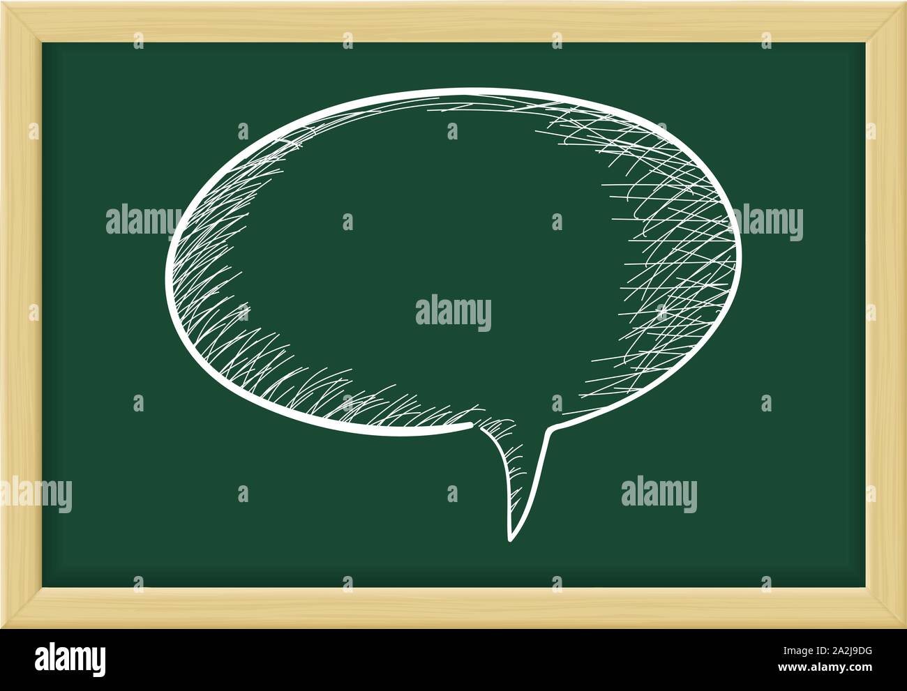 Blank green speech bubble Cut Out Stock Images & Pictures - Alamy