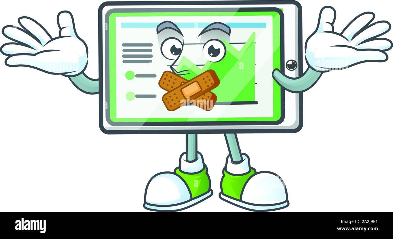 Silent up chart horizontal table on white background Stock Vector Image ...