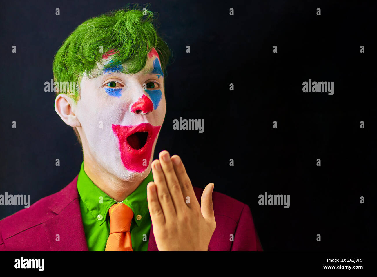 Surprised Clown Face High Resolution Stock Photography and Images - Alamy