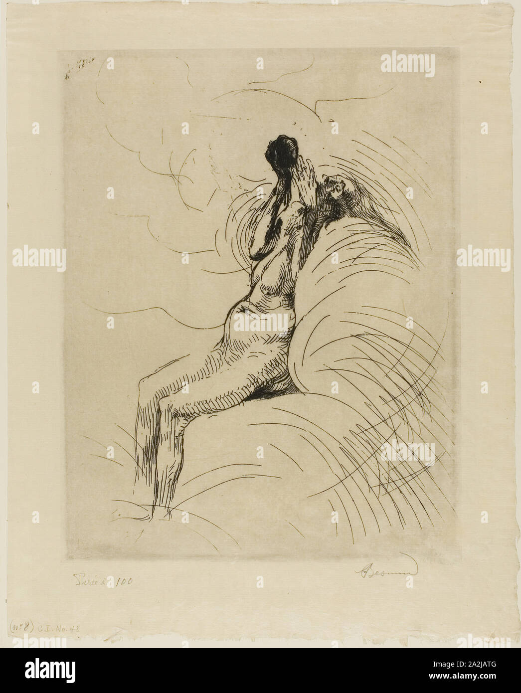 Apotheosis, plate twelve from Woman, c. 1886, Albert Besnard, French ...