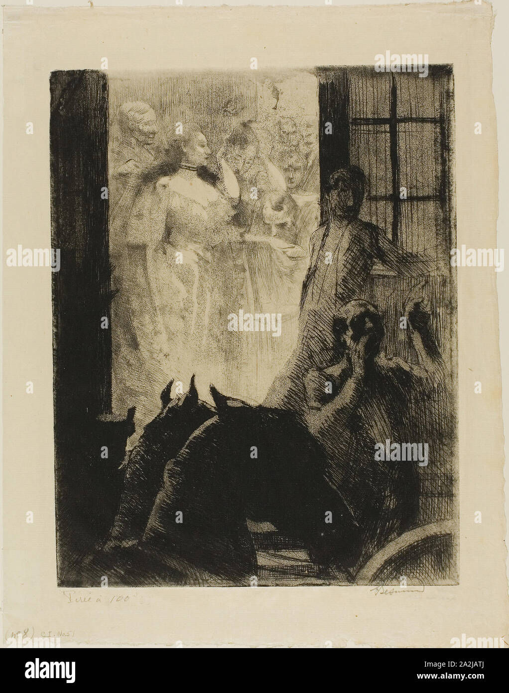 Social Success, plate seven from Woman, c. 1886, Albert Besnard, French ...