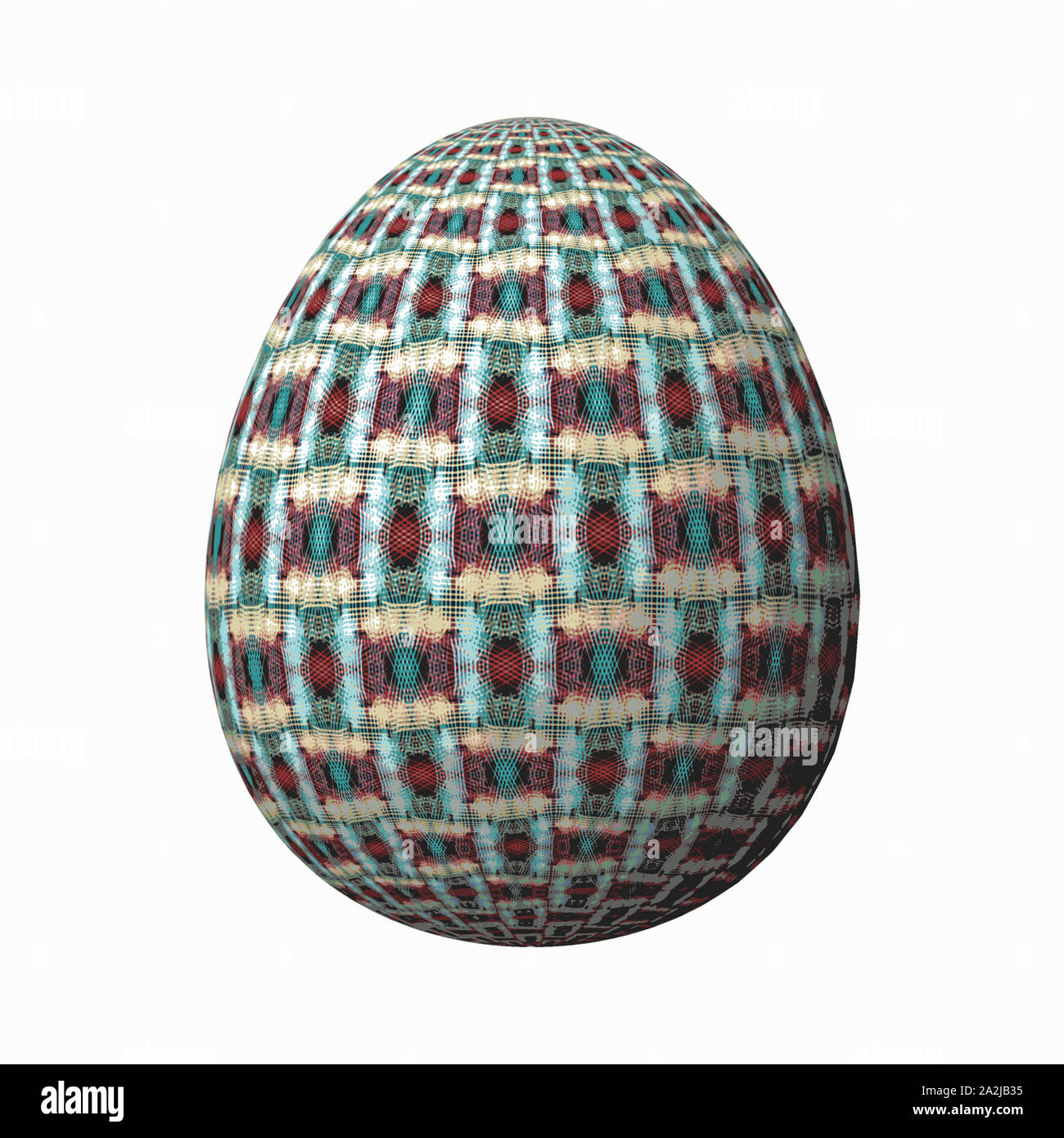 Happy Easter Frohe Ostern Artfully Designed And Colorful Easter Egg