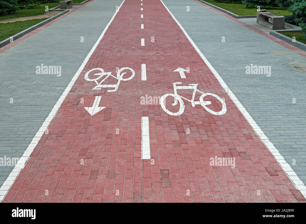 Marking with paving stones hi-res stock photography and images - Alamy