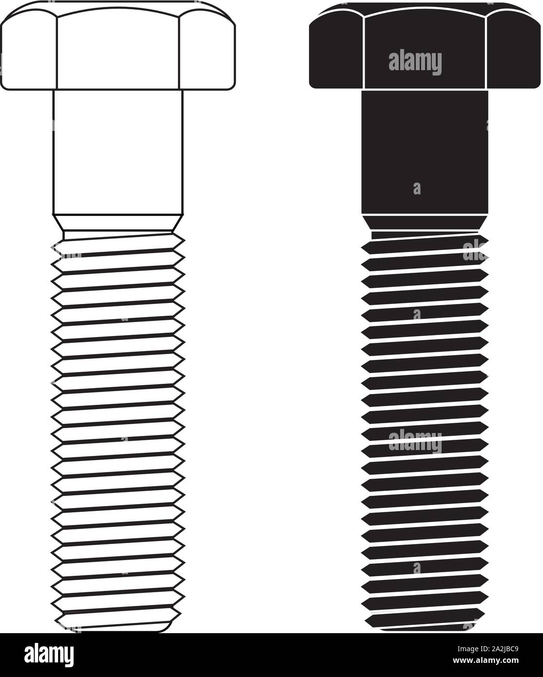 Silhouette screw hi-res stock photography and images - Alamy