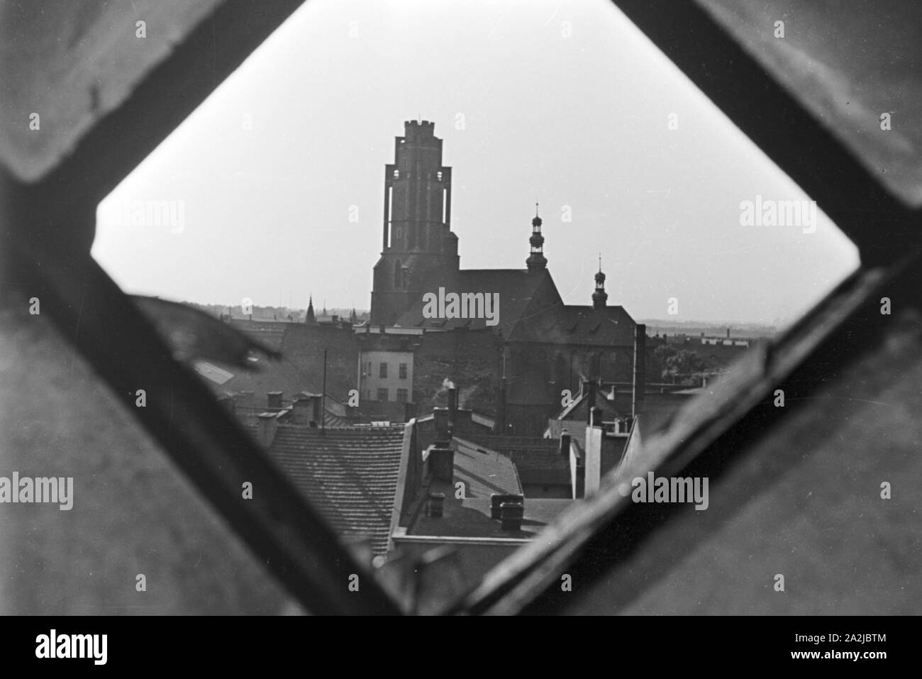 Eine Reise nach Gleiwitz in Oberschlesien, Deutsches Reich 1930er Jahre ...