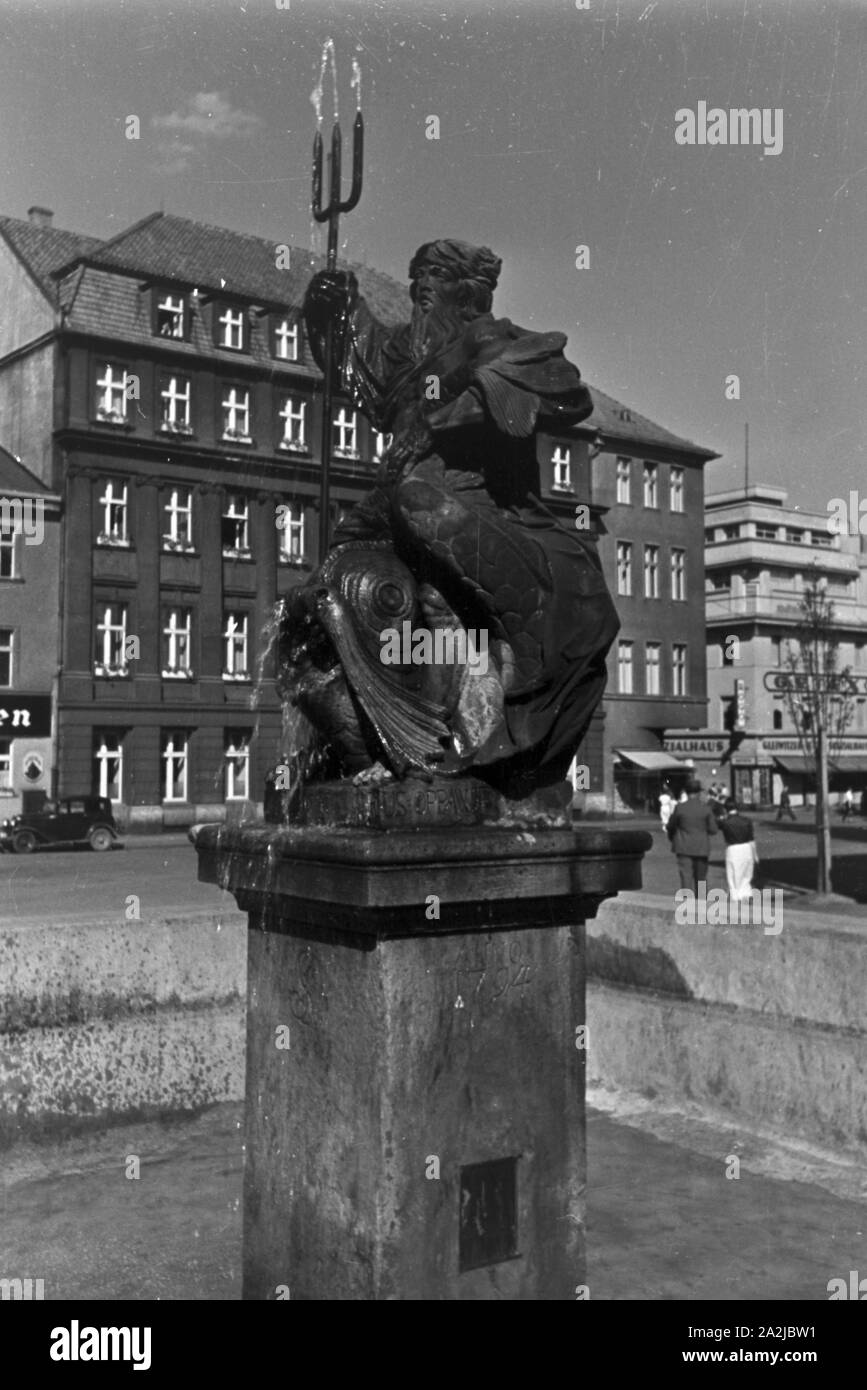 Eine Reise nach Gleiwitz in Oberschlesien, Deutsches Reich 1930er Jahre ...