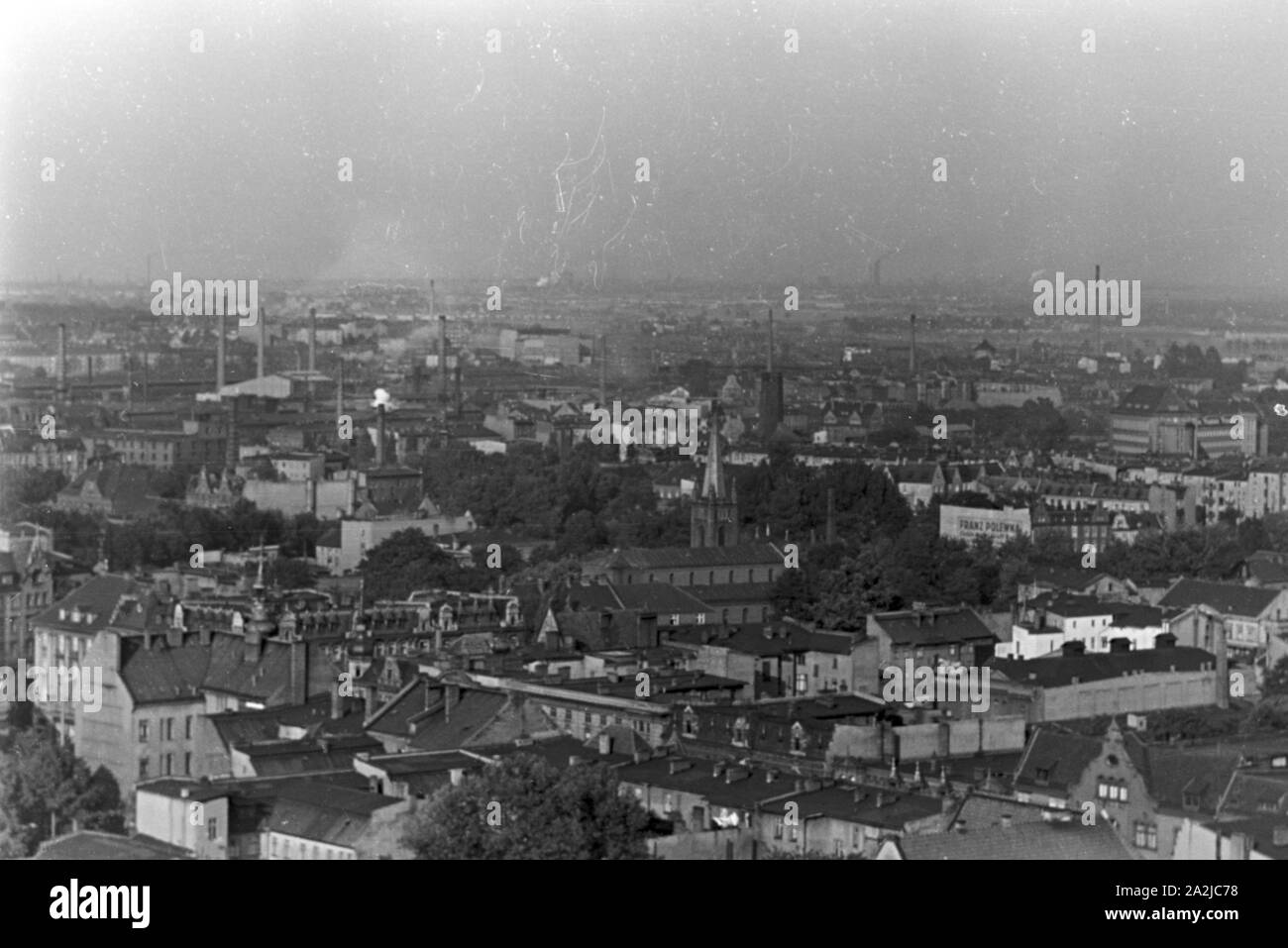 Eine Reise nach Gleiwitz in Oberschlesien, Deutsches Reich 1930er Jahre ...