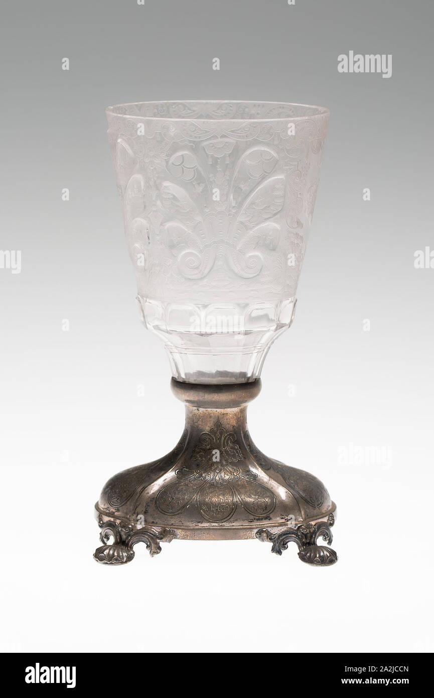 Goblet, c. 1745 (glass), 1850 (mount), Germany, Attributed to ...