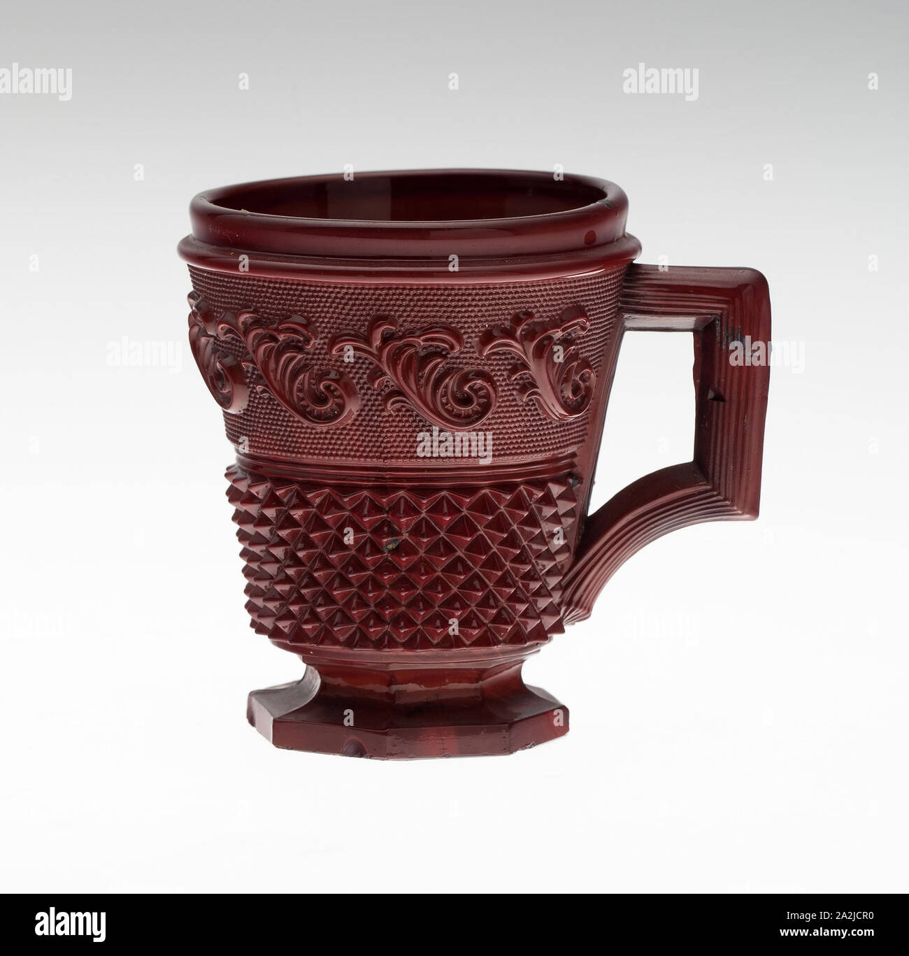 Opaque red with relief decoration hi-res stock photography and images ...