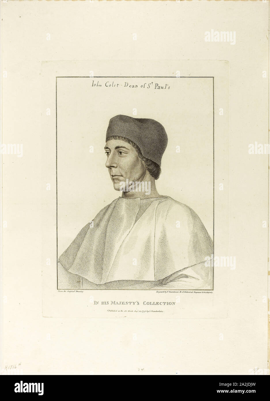 John Colet, August 24, 1795, Francesco Bartolozzi (Italian, 1727-1815 ...