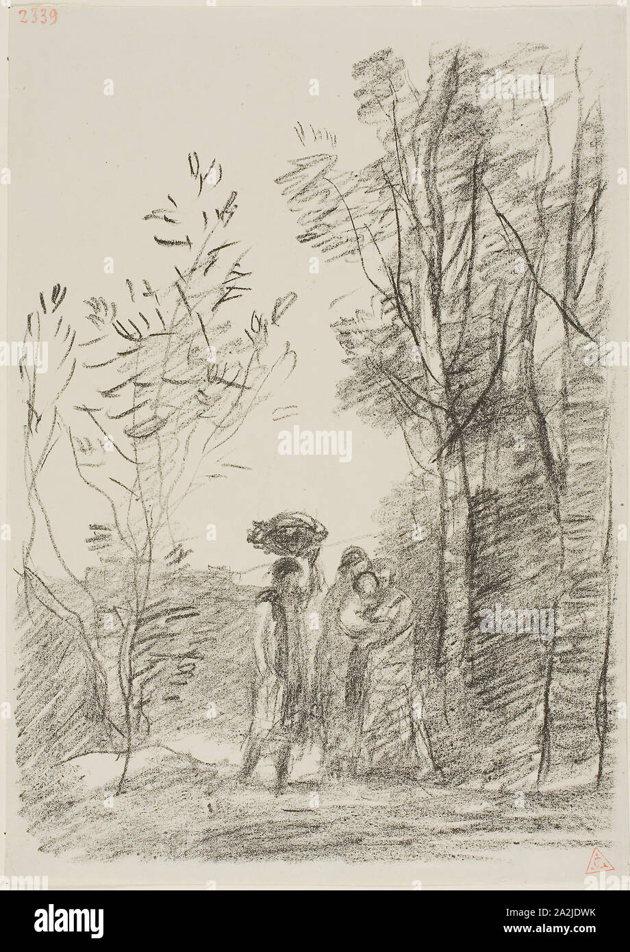 Transfer lithograph on cream china paper hi-res stock photography and ...