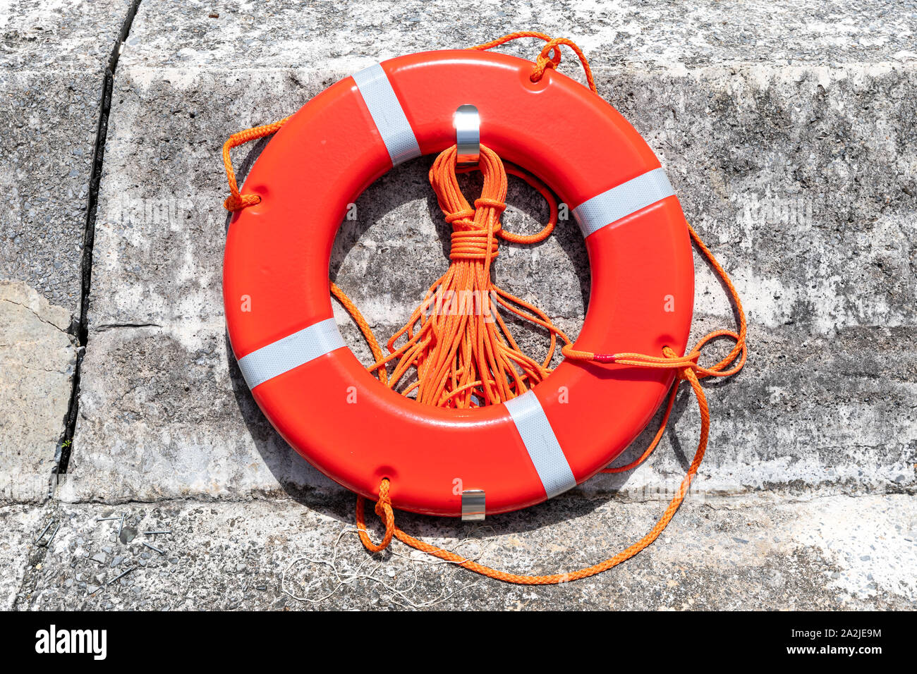 Lifebelt ring buoy hi-res stock photography and images - Alamy