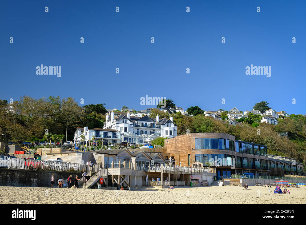 Carbis Bay hotel, Cornwall Stock Photo - Alamy