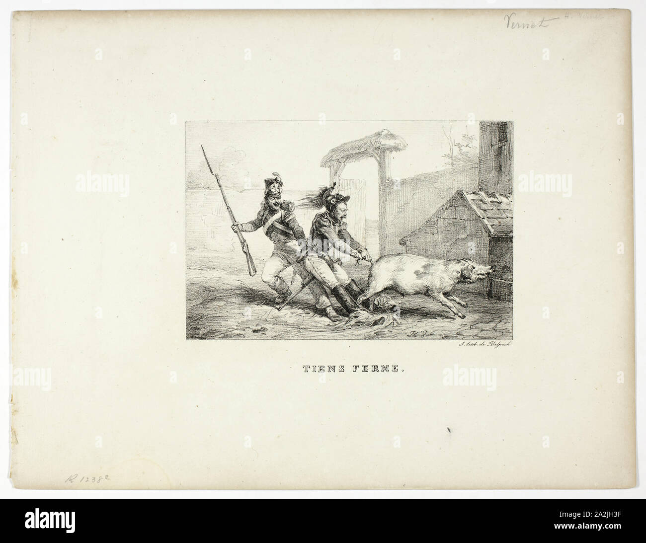 Lithograph By Delpech High Resolution Stock Photography and Images - Alamy