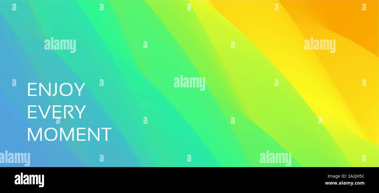 Enjoy every moment. Modern screen design for mobile app and web. Summer ...